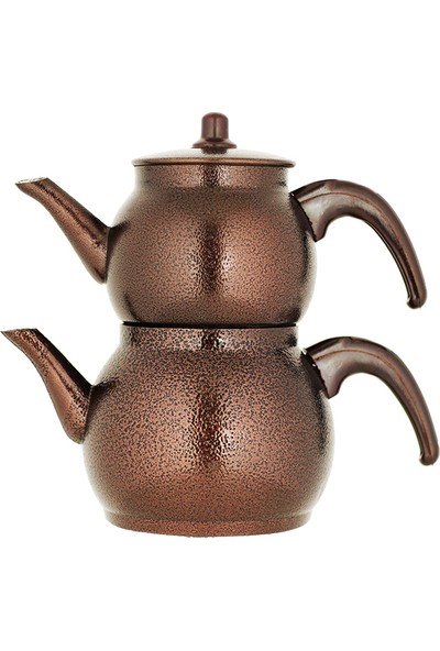 Öznur 4 Numara Kahverengi Teflon Kaplama Alüminyum Tombik Çaydanlık 1 Adet 2,3 Lt (5 Kişilik) Öznur 4 Numara Kahverengi Teflon Kaplama Alüminyum Tombik Çaydanlık 1 Adet 2,3 Lt (5 Kişilik)