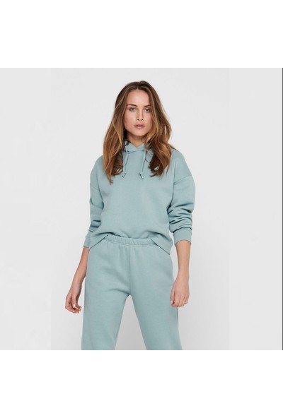Only Joy Kadın Turkuaz Sweatshirt (15235571-SLT)