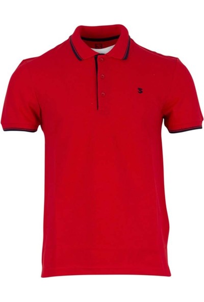 Five Pocket Erkek Kırmızı Polo Tişört (8113-FY08) Five Pocket Erkek Kırmızı Polo Tişört (8113-FY08)
