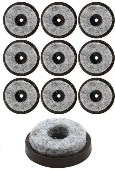 Nobel Masa Sandalye Parke Zemin Koruyucu Keçe Vidalı 20 mm 10 Adet