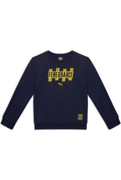 Puma Fenerbahçe Sk Futbolcore Çocuk Lacivert Sweatshirt (767029-05)