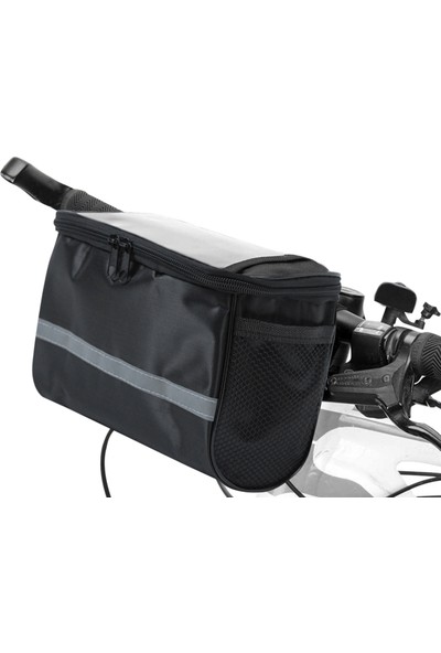 Bisiklet Gidon Çantası Ön Çanta Büyük Kapasiteli Yansıtıcı