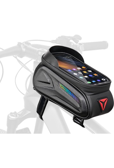 Bisiklet Üst Tüp Çanta Eva Yansıtıcı Şeritli Su Geçirmez