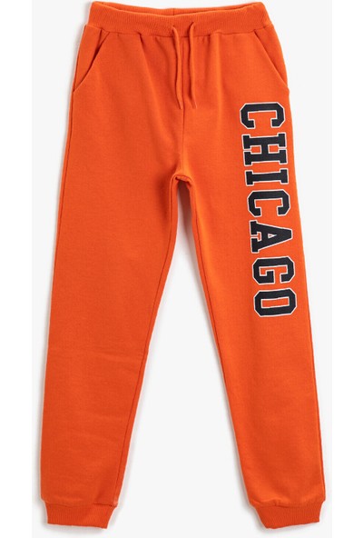 Koton Şehir Baskılı Jogger Eşofman Altı Cepli