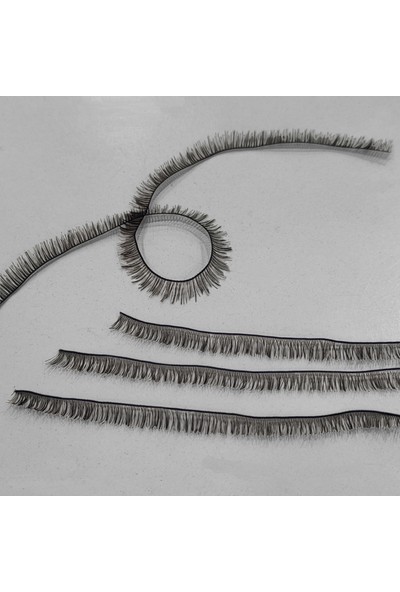 Hobimon 4 Adet 20 cm Amigurumi Oyuncak Kirpiği - Amigurumi Kirpik - 5mm