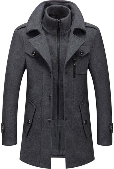 Farfi Uzun Erkek Günlük Ceket (Yurt Dışından)
