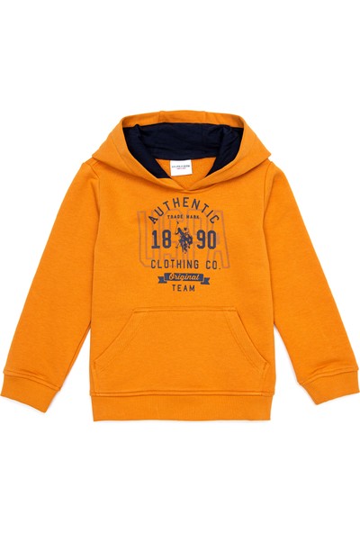 U.S. Polo Assn. Erkek Çocuk Safran Sweat Shirt