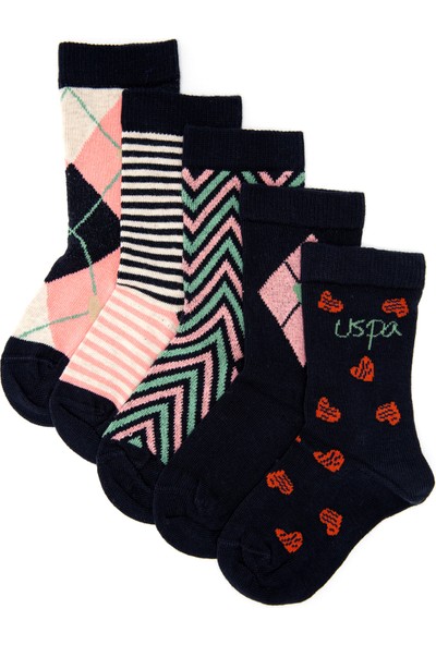 U.S. Polo Assn. Kız Çocuk Lacivert Çorap 50241075-VR033