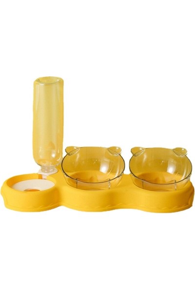 Serendipity Yj Çift Kase Otomatik Su Bölmeli Evcil Hayvan Besleme Kabı - Sarı (Yurt Dışından) Serendipity Yj Çift Kase Otomatik Su Bölmeli Evcil Hayvan Besleme Kabı - Sarı (Yurt Dışından)