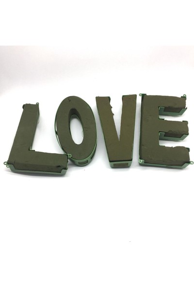 Yakamoz Çiçek Malzemeleri Yeşil Love Oasis Çiçek Süngeri