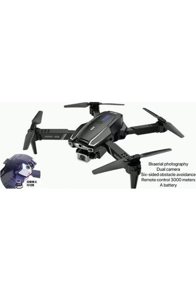 Love Home Katlanır Uçak Drone Akıllı Uzaktan Kumandalı Uçak Oyuncak 8k Çift Kamera 5g Altı Taraflı Engellerden Kaçınma Uzaktan Kumanda 3000 Metre Pil + Vr Siyah Izleyin (Yurt Dışından) Love Home Katlanır Uçak Drone Akıllı Uzaktan Kumandalı Uçak Oyuncak 8k Çift Kamera 5g Altı Taraflı Engellerden Kaçınma Uzaktan Kumanda 3000 Metre Pil + Vr Siyah Izleyin (Yurt Dışından)