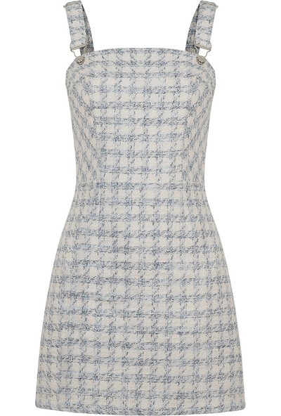 Nocturne Ekoseli Salopet Elbise