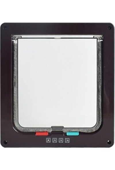 Petzz 4 Yönlü Yavru Köpek ve Kedi Kapısı 23 x 25 cm Kahverengi Petzz 4 Yönlü Yavru Köpek ve Kedi Kapısı 23 x 25 cm Kahverengi