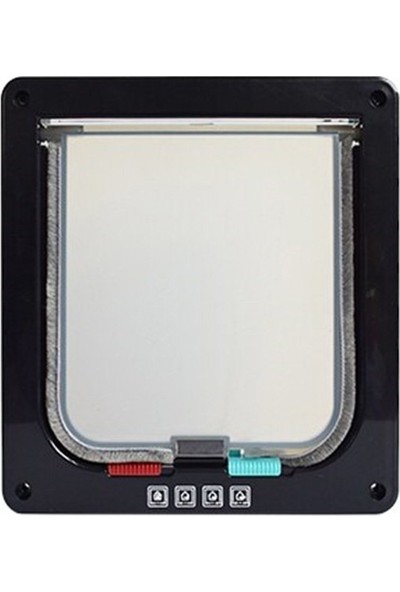 Petzz 4 Yönlü Yavru Köpek ve Kedi Kapısı 23 x 25 cm Siyah Petzz 4 Yönlü Yavru Köpek ve Kedi Kapısı 23 x 25 cm Siyah