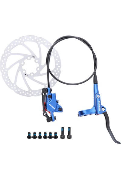 Evrensel Bisiklet Disk Frenleri Tam Parçaları F160 / R140 Yağ Bisiklet Trail Bike Mavi R 1 Diskbaka Için Evrensel Bisiklet Disk Frenleri Tam Parçaları F160 / R140 Yağ Bisiklet Trail Bike Mavi R 1 Diskbaka Için