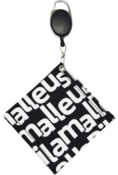 Golf Topu Temizleme Havlu Taşınabilir 4.7 x 4.7 Inç Golf Aksesuarları Mikrofiber Siyah