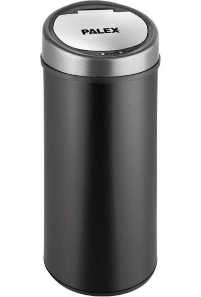 Geseus Palex Sensörlü Şarzlı 30 Litre Siyah Çöp Kovası Geseus Palex Sensörlü Şarzlı 30 Litre Siyah Çöp Kovası