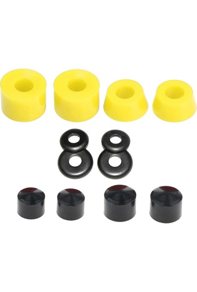 Pu Kaykay Burç Yedek Bağımsız Yedek Parça Seti Aşınmaya Dayanıklı Sarı
