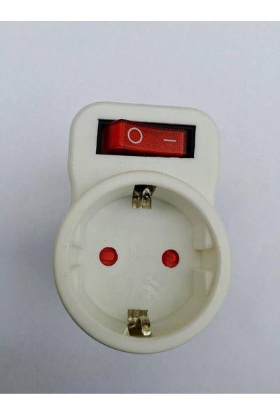 Hasyılmaz Tekli Anahtarlı Fiş / Priz - Çocuk Güvenlikli Fiş Priz Hasyılmaz Tekli Anahtarlı Fiş / Priz - Çocuk Güvenlikli Fiş Priz