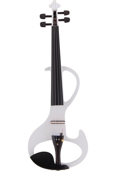SAZ Carlovy Vle6-4/4-Wh Elektro Keman - Beyaz SAZ Carlovy Vle6-4/4-Wh Elektro Keman - Beyaz
