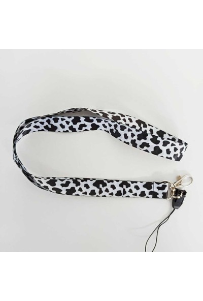 Aylins Inek Desenli Boyun Askı Ipi