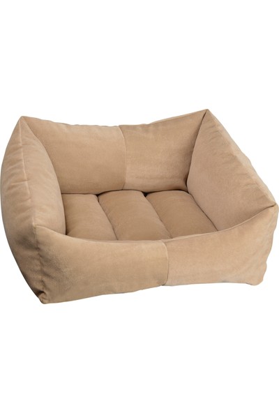 Berra Hayat Küçük Irk Pet Silinebilir Kedi Köpek Yatağı Taba 50 x 55 cm