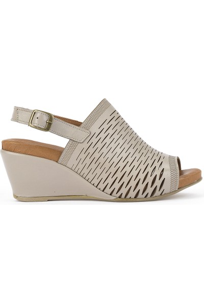 Ziya Ziya, Hakiki Deri Kadın Sandalet 11176 7017 Kum Ziya Ziya, Hakiki Deri Kadın Sandalet 11176 7017 Kum