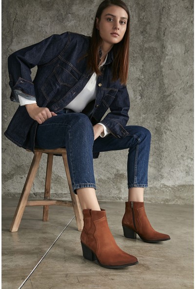 Ziya Ziya, Kadın Hakiki Deri Bot 11353 3500 Taba Ziya Ziya, Kadın Hakiki Deri Bot 11353 3500 Taba