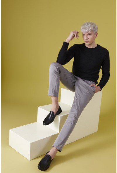 Ziya Ziya, Erkek Hakiki Deri Ayakkabı 111415 505147 Siyah