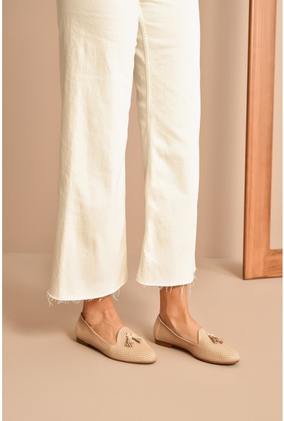 Ziya Ziya, Kadın Hakiki Deri Babet 111353 6007 Bej Ziya Ziya, Kadın Hakiki Deri Babet 111353 6007 Bej