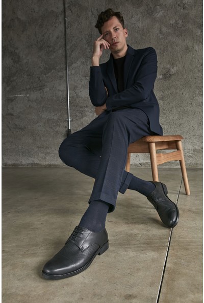 Ziya Ziya, Erkek Hakiki Deri Ayakkabı 113415 649174 Siyah