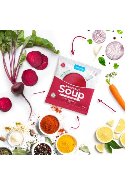Thelifeco Betroot Soup 23 gr Thelifeco Betroot Soup 23 gr
