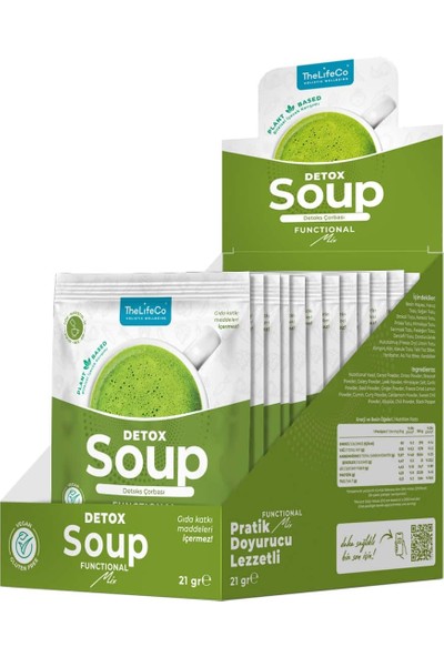 TheLifeCo Detoks Çorbası 21 gr 12’li