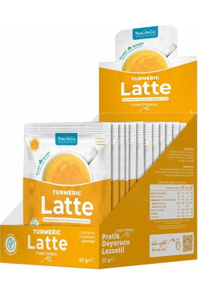 TheLifeCo Turmeric Latte 23 gr 12'li