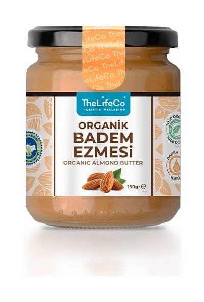 TheLifeCo Thelifeco Organik Badem Ezmesi 150Gr TheLifeCo Thelifeco Organik Badem Ezmesi 150Gr