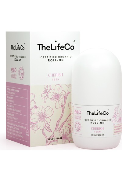 TheLifeCo Thelifeco Organik Roll-On Deodorant Cherish 60 ml TheLifeCo Thelifeco Organik Roll-On Deodorant Cherish 60 ml