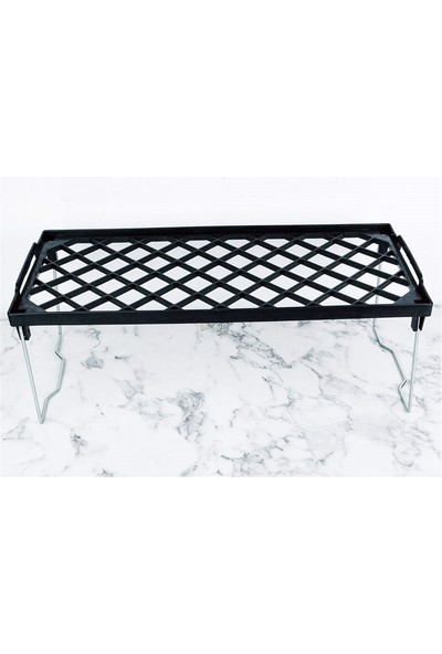 Oben Plastik Ayaklı Dolapiçi Raf Düzenleyici Siyah