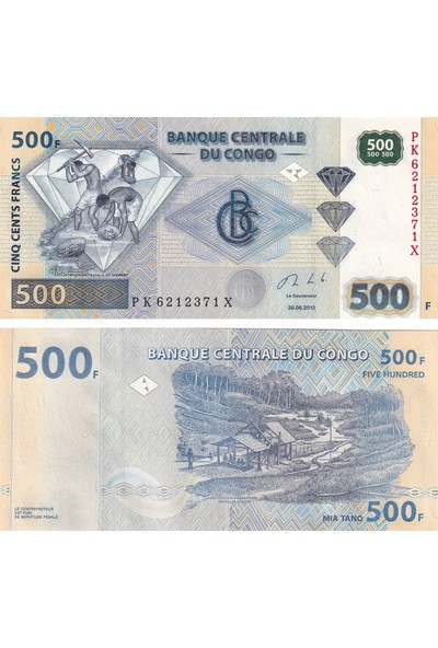 Benim Koleksiyonum Demokratik Kongo Cumhuriyeti, 500 Frank (2013) P#96D Çil Eski Yabancı Kağıt Para Benim Koleksiyonum Demokratik Kongo Cumhuriyeti, 500 Frank (2013) P#96D Çil Eski Yabancı Kağıt Para