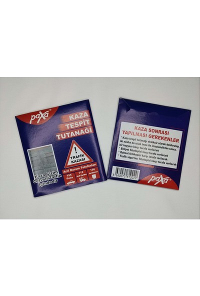 Pink Also Blue Kaza Tespit Tutanağı 3 Adet Pink Also Blue Kaza Tespit Tutanağı 3 Adet