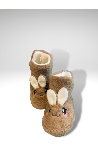 Laydimo Tavşan Figürlü Ev Botu Kahverengi