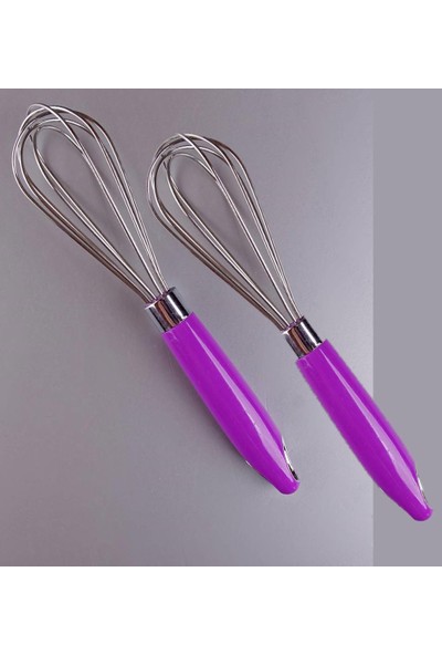 Tvet 2 Adet Renkli Saplı Çırpıcı 27 cm. Tvet 2 Adet Renkli Saplı Çırpıcı 27 cm.