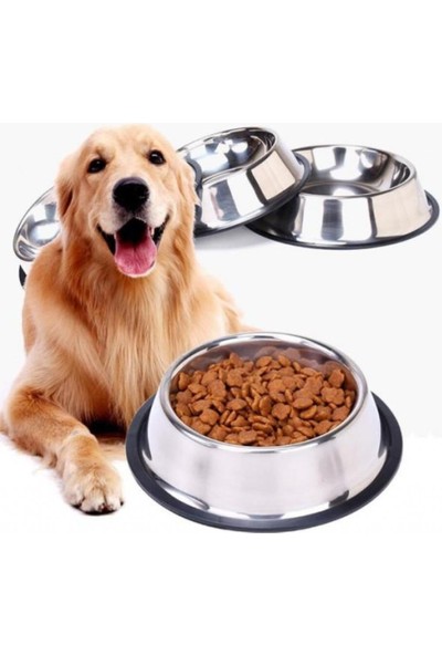 Webinay Home Büyük Boy Çelik Paslanmaz 22 cm Kedi Köpek Mama Kabı Webinay Home Büyük Boy Çelik Paslanmaz 22 cm Kedi Köpek Mama Kabı