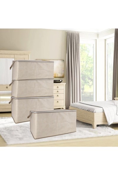 ALAS 4 Adet Maxi Boy Tela Kumaş Yorgan Yastık Kıyafet Hurcu Seti 75X40X40 cm ALAS 4 Adet Maxi Boy Tela Kumaş Yorgan Yastık Kıyafet Hurcu Seti 75X40X40 cm