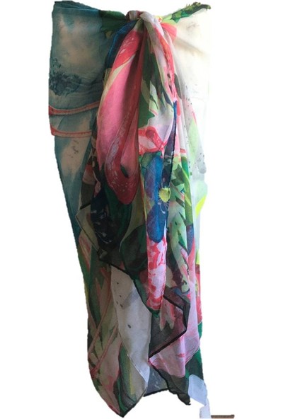 Chacklin Flamingo M2 Desenli Pareo/sarong (110 X180 Cm) Chacklin Flamingo M2 Desenli Pareo/sarong (110 X180 Cm)