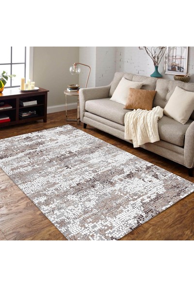 Modern Eskitme 3D Desenli Dijital Baskılı Lastikli Halı Örtüsü Modern Eskitme 3D Desenli Dijital Baskılı Lastikli Halı Örtüsü