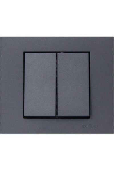 Çağatay Elektrik Ovivo Grano Füme Jaluzi Kumanda Anahtarı Mekanizma+ Çerçeveli