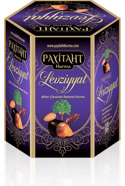 Payitaht Hurma Levziyyat - Bitter Çikolata Kaplı Bademli Hurma 250GR. Payitaht Hurma Levziyyat - Bitter Çikolata Kaplı Bademli Hurma 250GR.