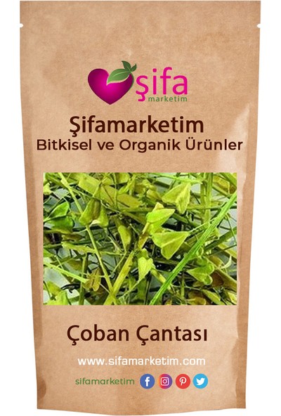 Şifamarketim Çoban Çantası Bitkisi Otu Çayı Kurutulmuş 150 gr Şifamarketim Çoban Çantası Bitkisi Otu Çayı Kurutulmuş 150 gr