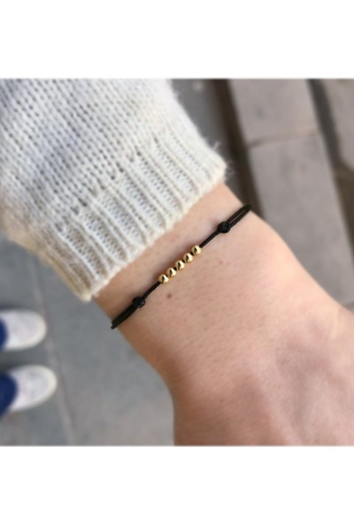 Estel 14 Ayar Altın 5 Top Bileklik Estel 14 Ayar Altın 5 Top Bileklik