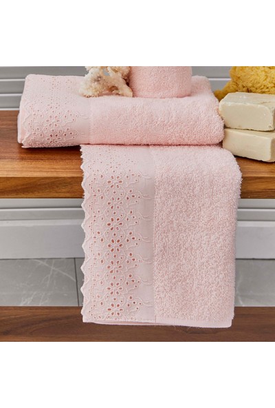 Sarah Anderson Elise Pudra 3 Parça Havlu Seti